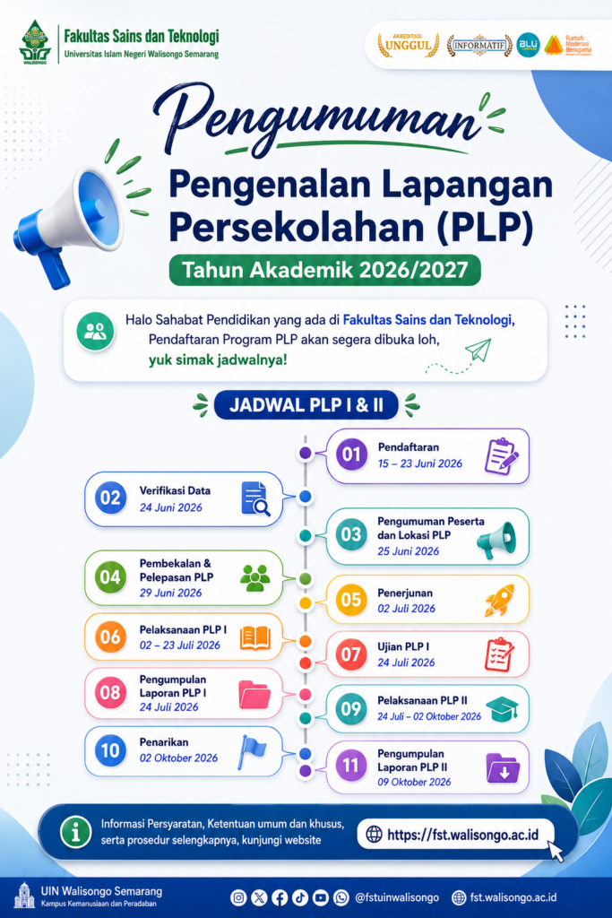 Pengumuman Pengenalan Lapangan Persekolahan (PLP) Tahun Akademik 2026/ ...